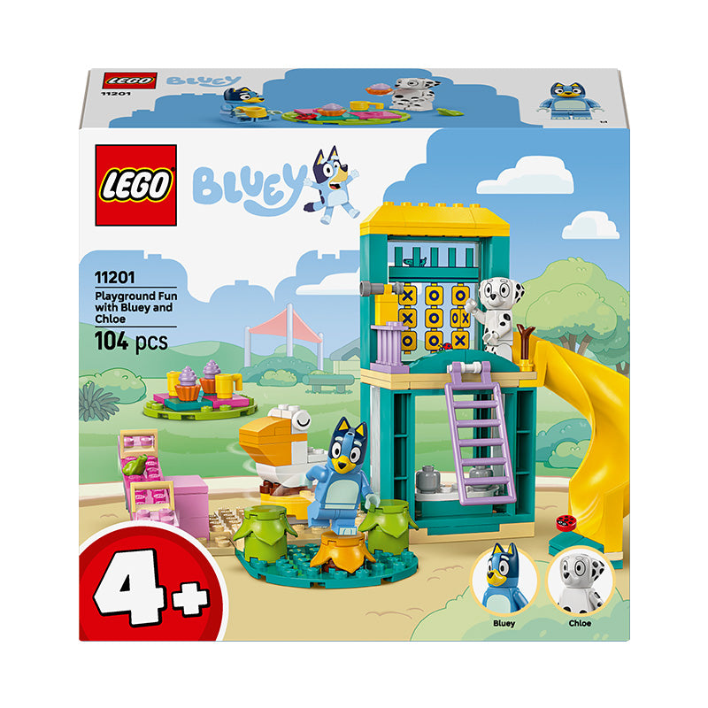 LEGO® Bluey Playground Fun with Bluey and Chloe Preschool Toy Building ...