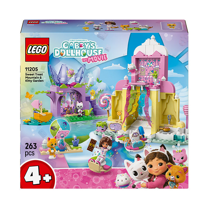 LEGO® Gabby’s Dollhouse Sweet Treat Mountain & Kitty Garden Pretend Pl ...