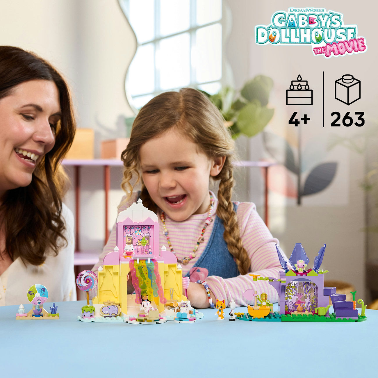 LEGO® Gabby’s Dollhouse Sweet Treat Mountain & Kitty Garden Pretend Pl ...