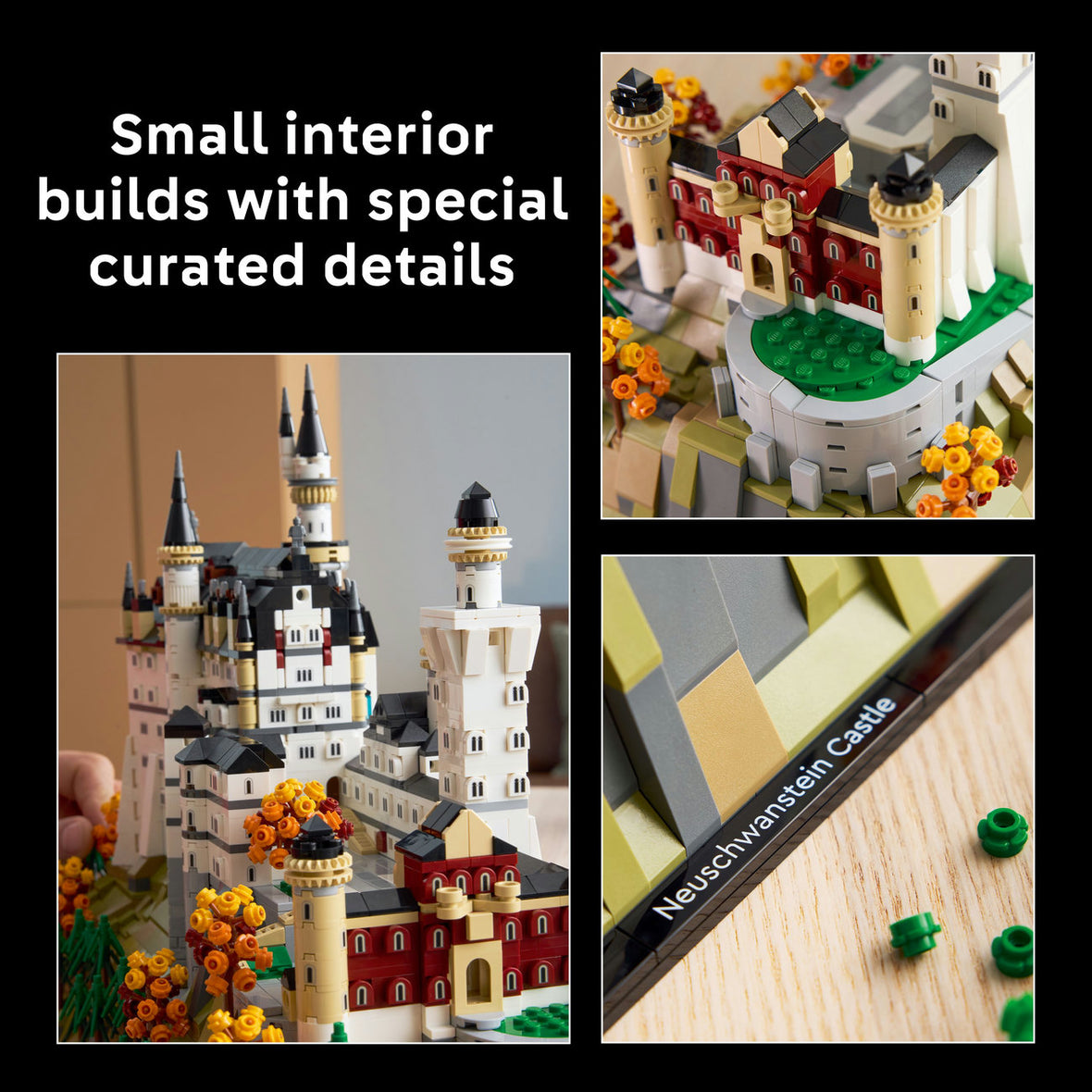 LEGO® Architecture Neuschwanstein Castle Collectible Model Kit for Adu ...