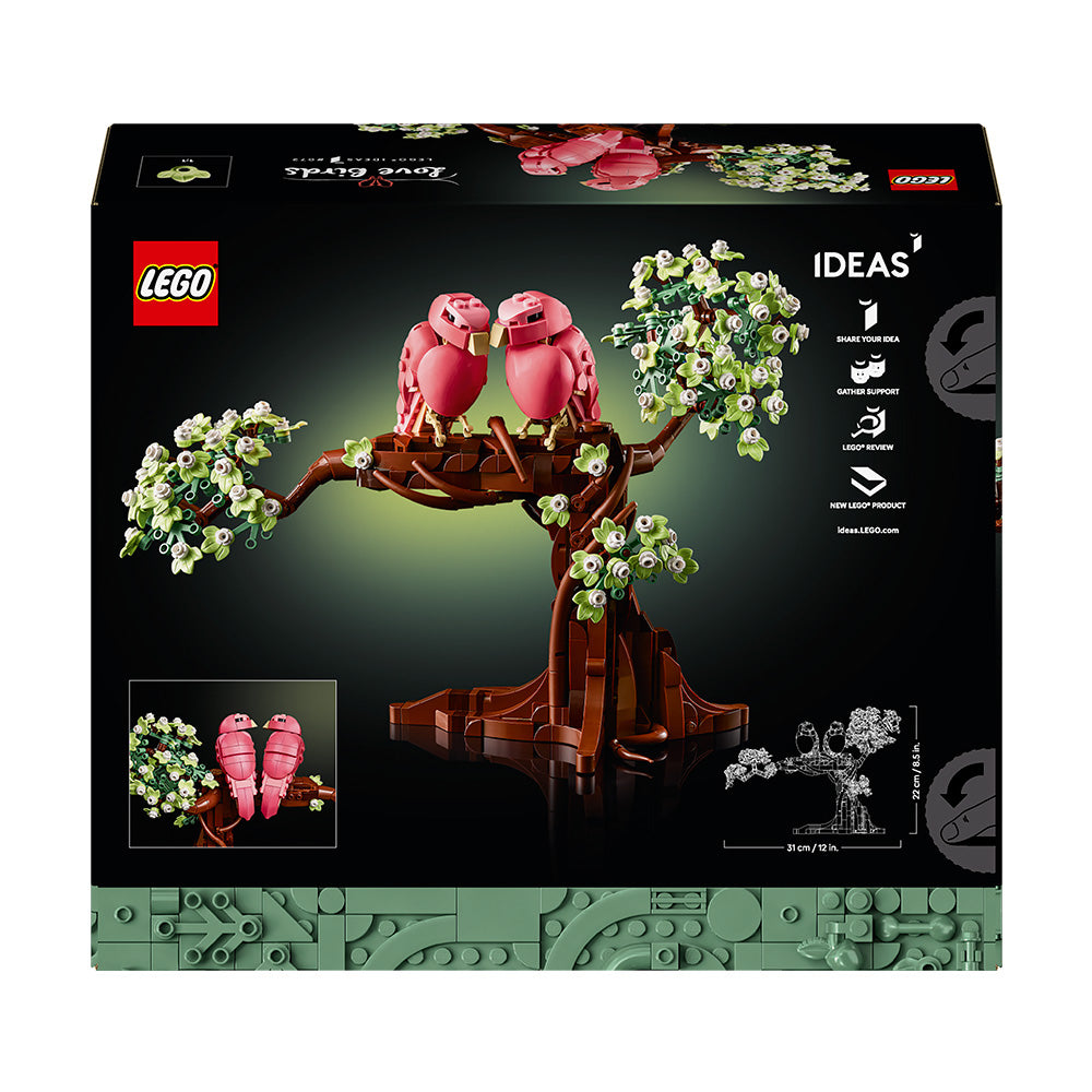 LEGO® Ideas Love Birds Building Set - Bird Decor 21365 | Import A Toy