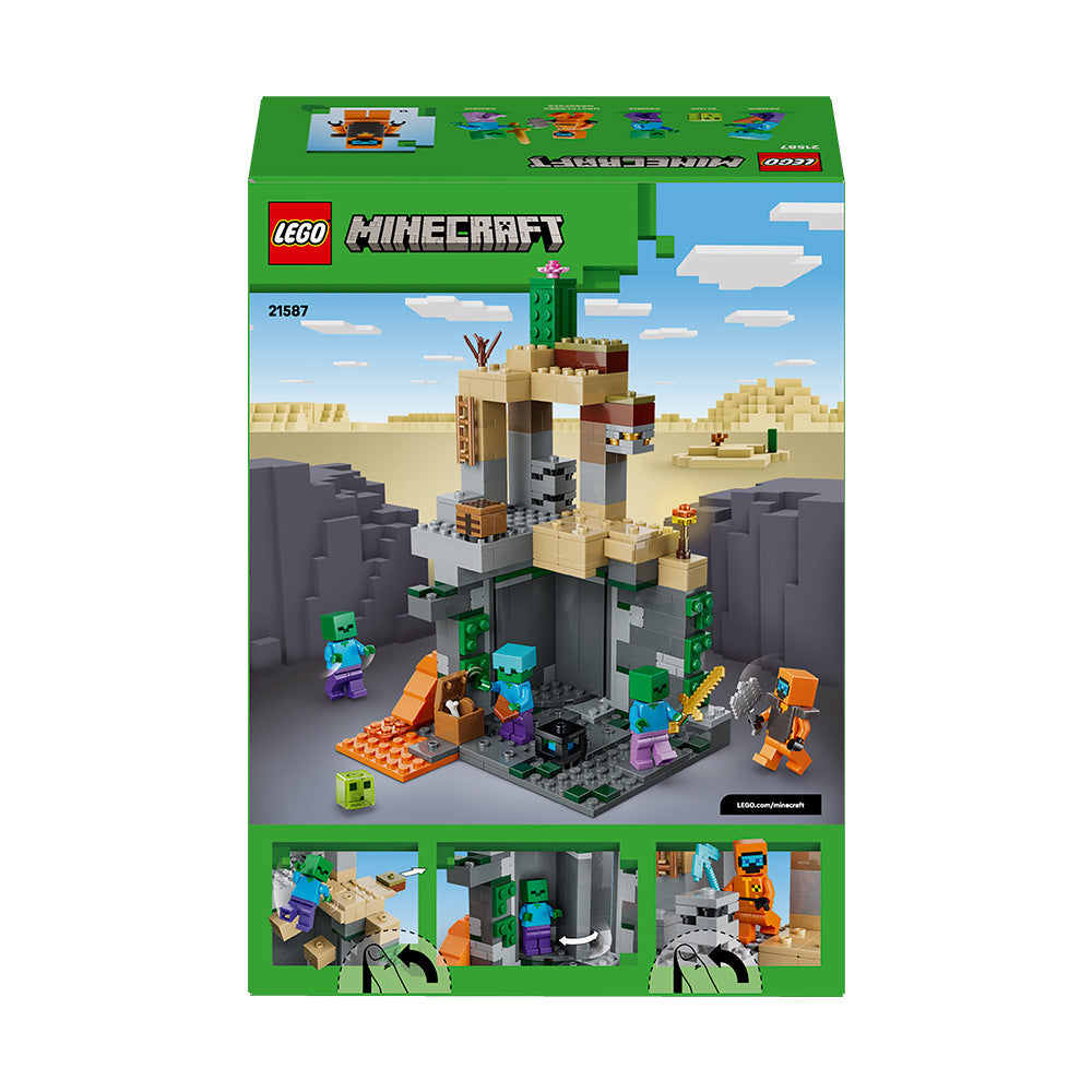 LEGO® Minecraft® Zombie Dungeon Gaming Building Toy 21587 | Import A Toy