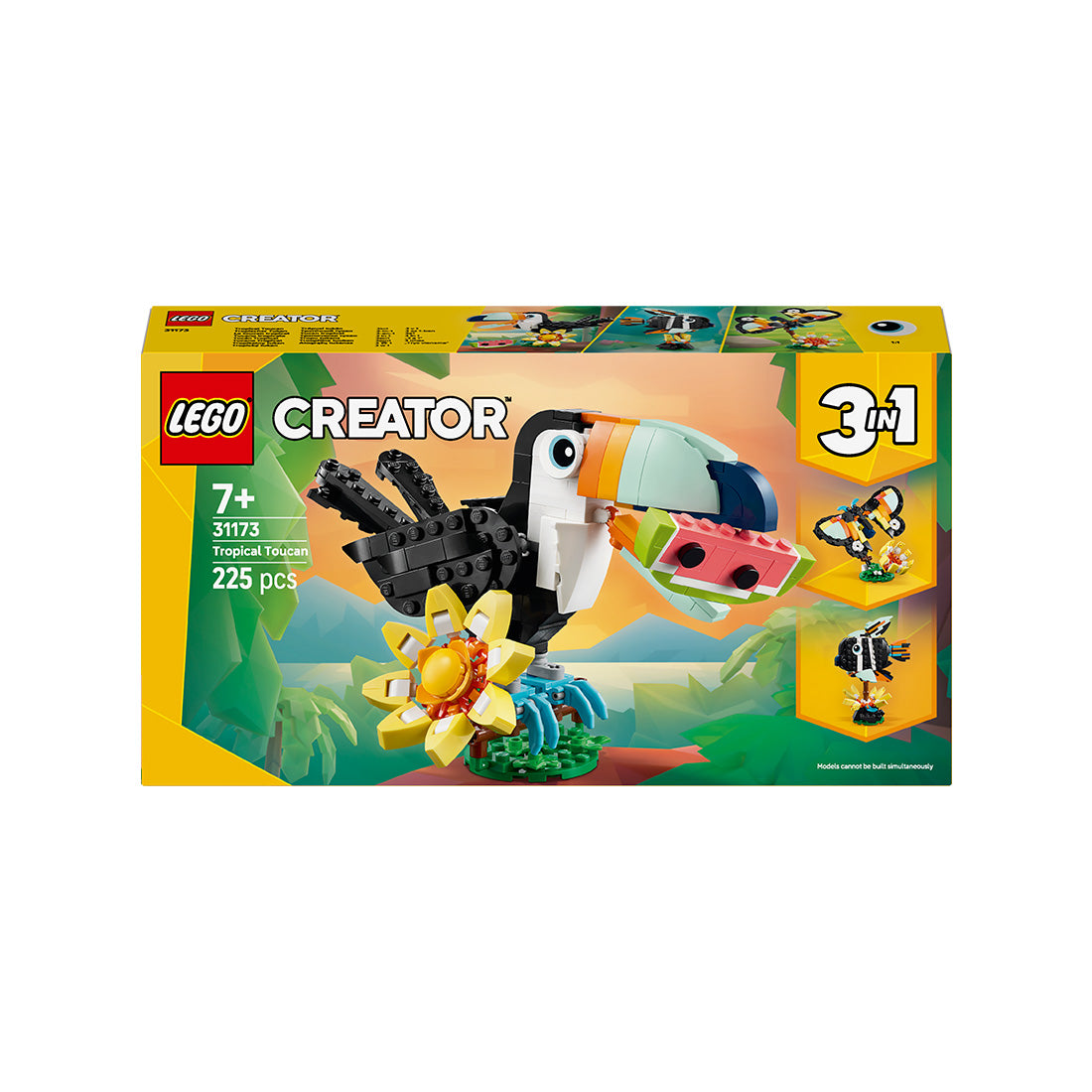 LEGO® Creator 3in1 Wild Animals: Tropical Toucan Figure Playset 31173 ...