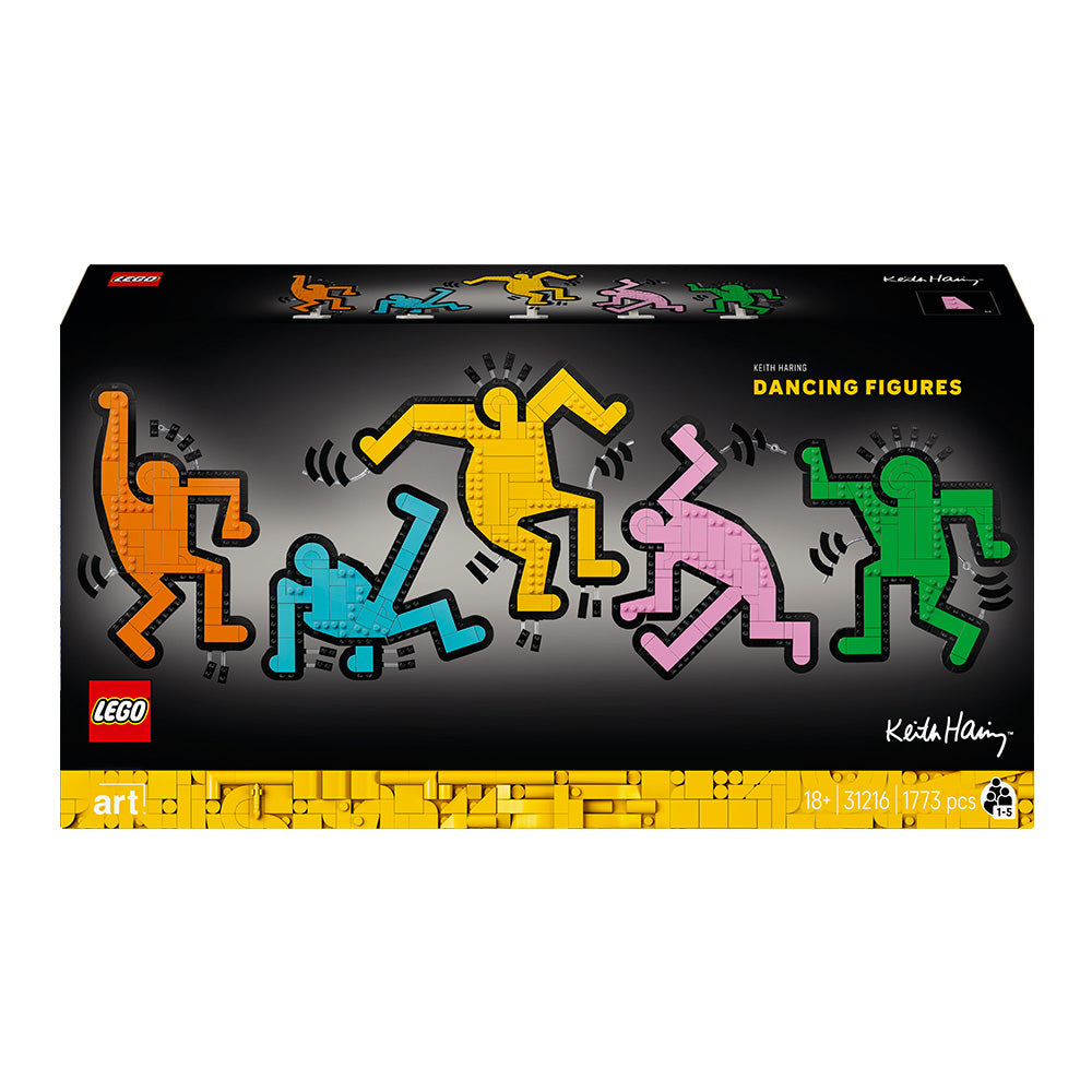 LEGO® Art Keith Haring – Dancing Figures Living Room Decor Set 31216 ...
