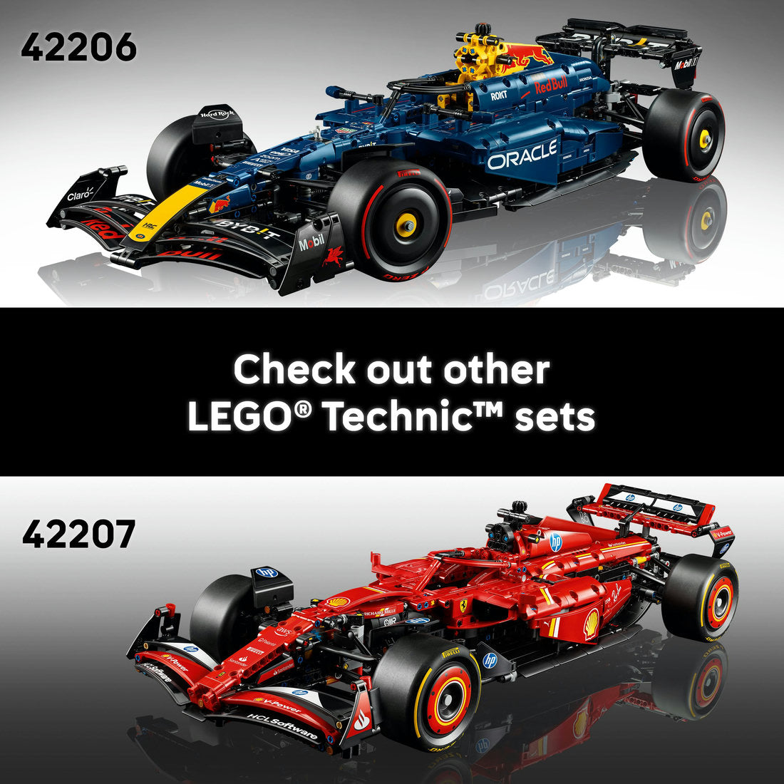 LEGO® Technic™ Oracle Red Bull Racing RB20 F1 Car Model Kit for Adults ...