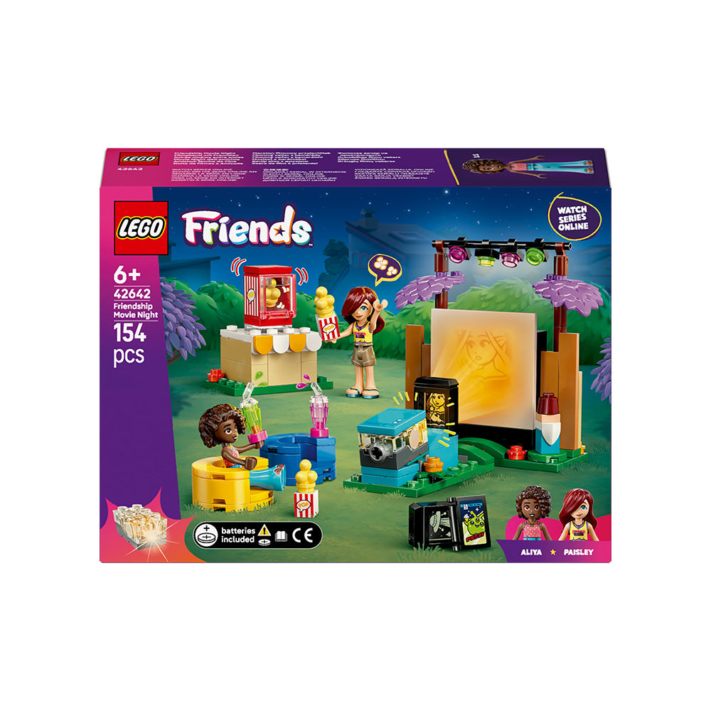 LEGO® Friends Friendship Movie Night Pretend-Play Toy Building Kit 426 ...