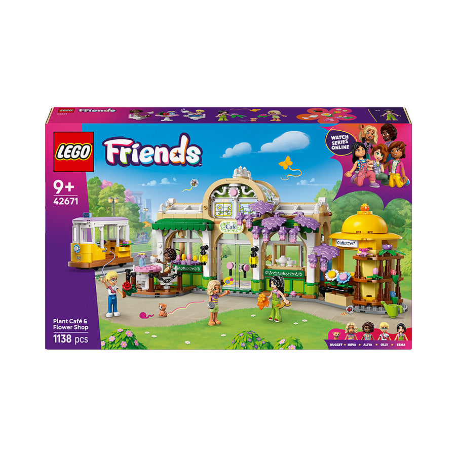 LEGO® Friends Plant Café & Flower Shop Building Kit Pretend-Play Set 4 ...