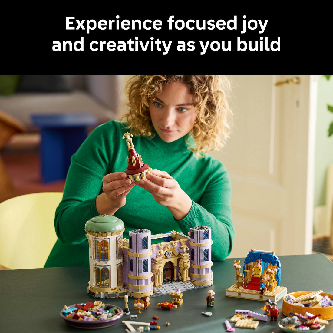 LEGO® ǀ Disney Princess™ Beauty and the Beast Castle Building Kit 4326 ...