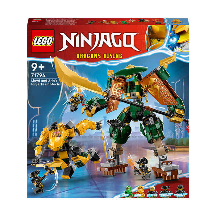 LEGO® NINJAGO® Lloyd and Arin’s Ninja Team Mechs Building Toy Set 7179 ...