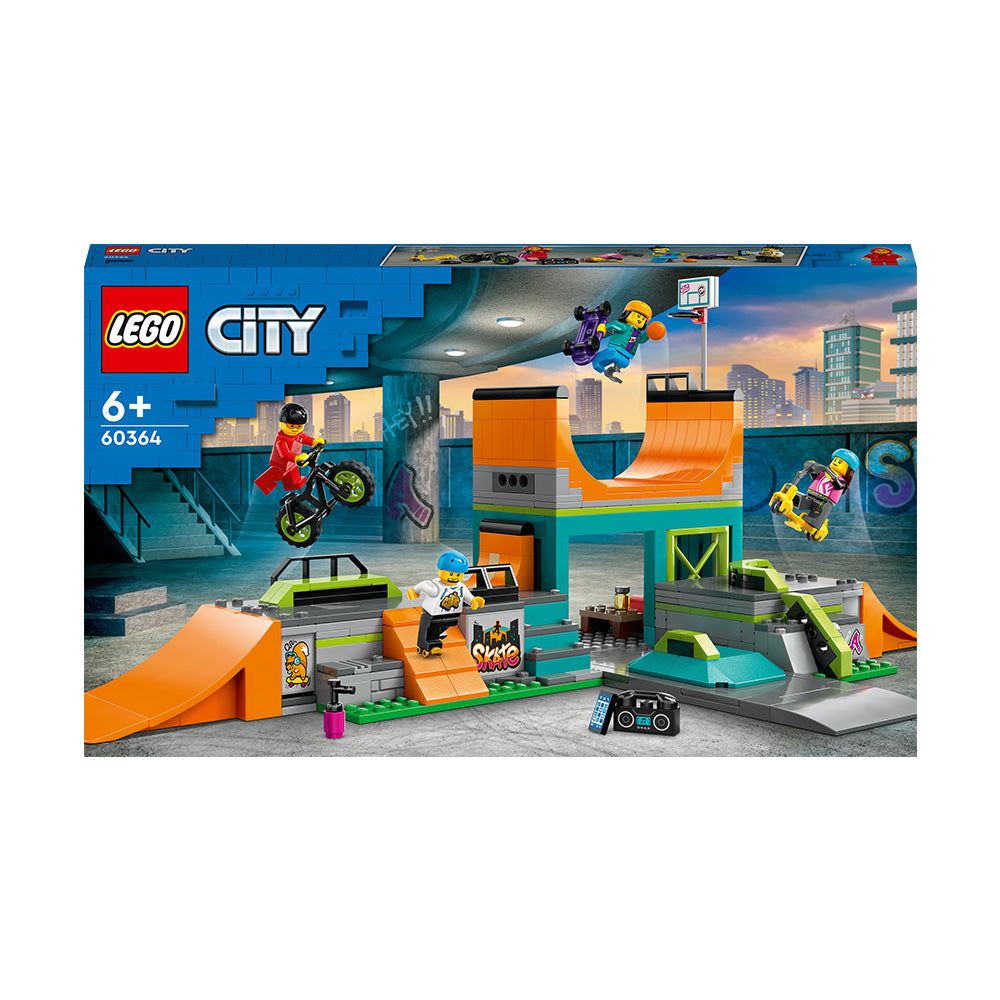 LEGO® City Street Skate Park Building Toy Set 60364 | Import A Toy