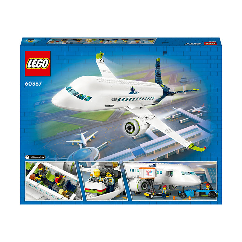 LEGO® City Passenger Aeroplane Building Toy Set 60367 | Import A Toy