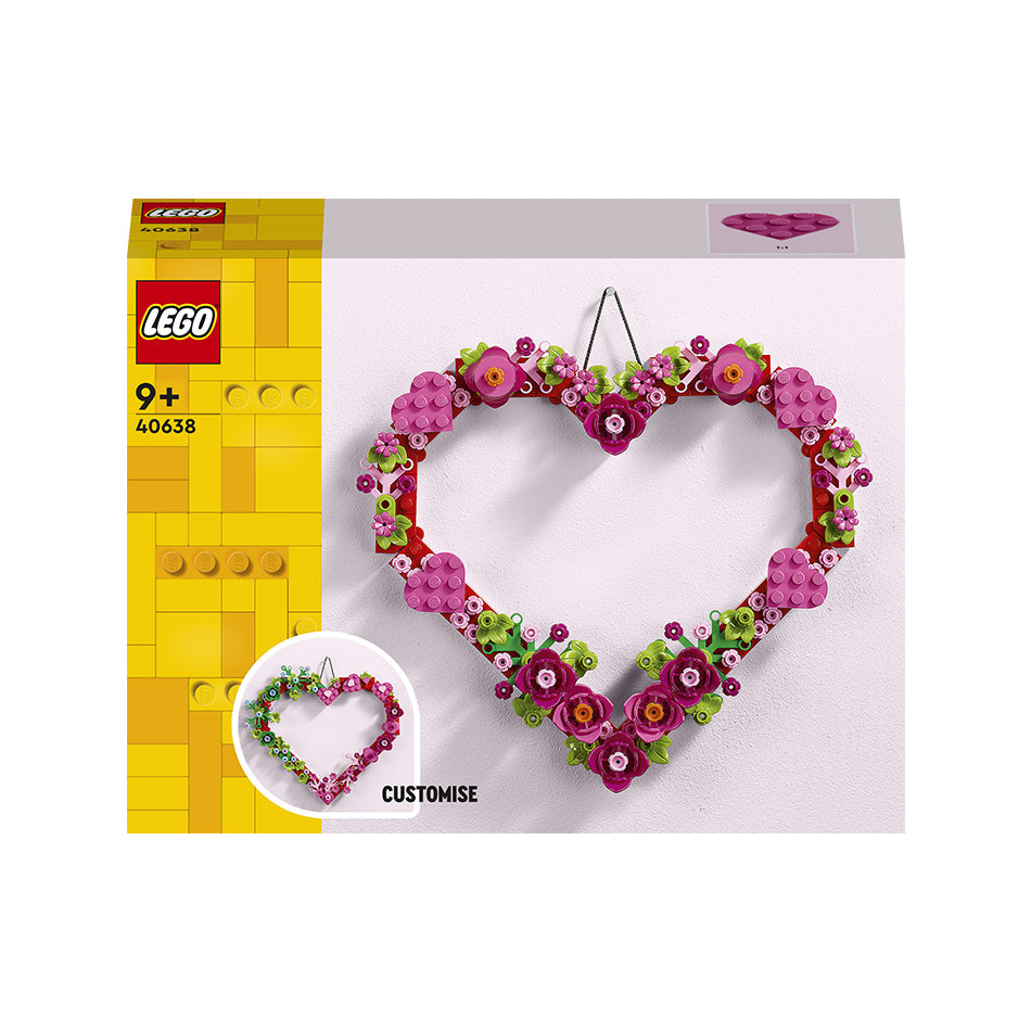 LEGO® Heart Ornament Building Toy Kit 40638 | Import A Toy