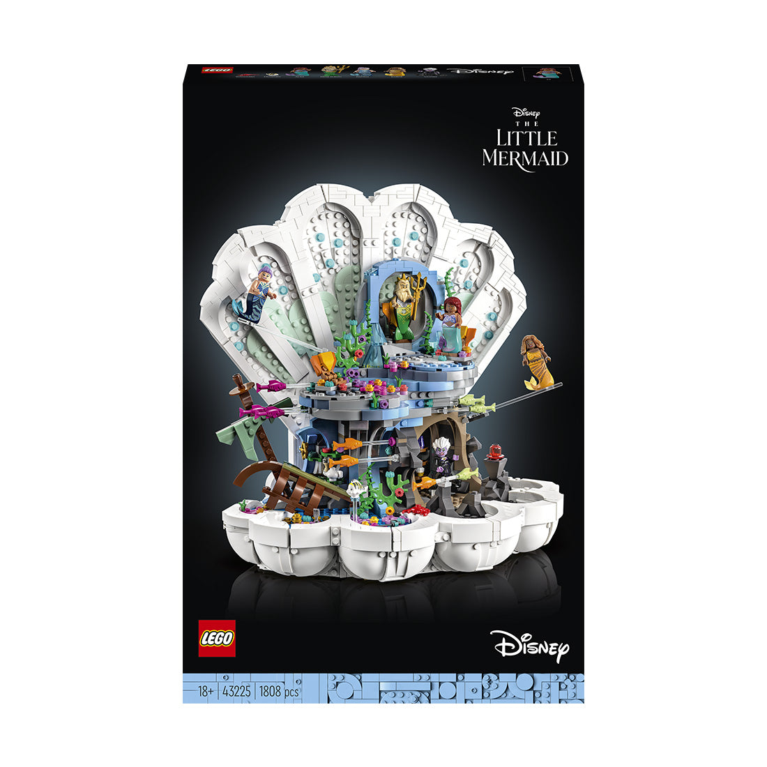 LEGO® | Disney The Little Mermaid Royal Clam Shell Building Set 43225 ...