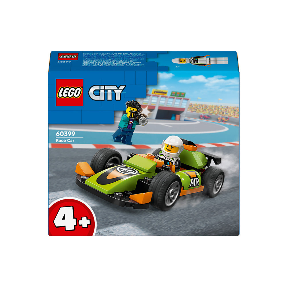 LEGO® City Green Race Car Vehicle Building Toy 60399 | Import A Toy