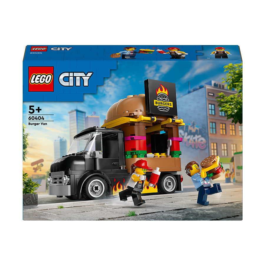 LEGO® City Burger Van, Food Truck Toy Playset 60404 | Import A Toy