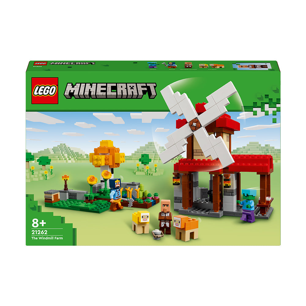 LEGO® Minecraft® The Windmill Farm Building Toy Set 21262 | Import A Toy