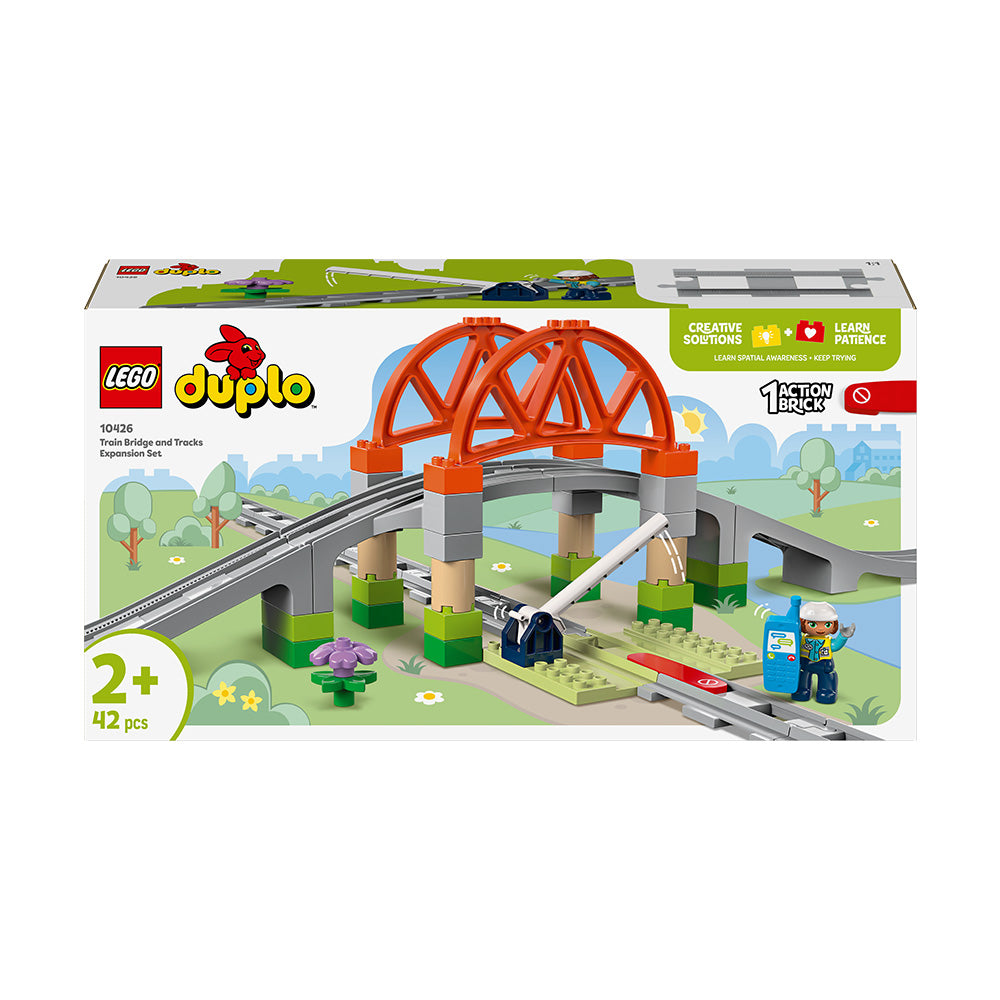 LEGO® DUPLO® Train Bridge and Tracks Expansion Set Toy 10426 | Import A Toy