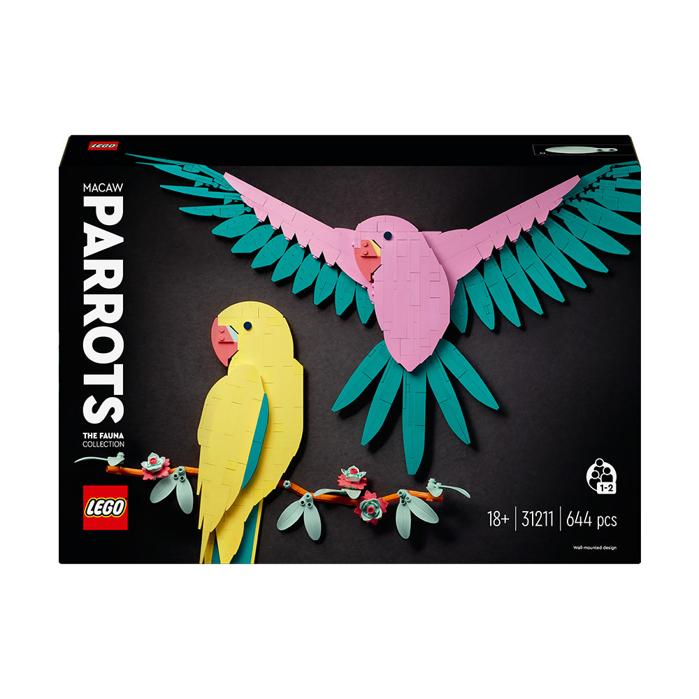 LEGO® Art The Fauna Collection – Macaw Parrots Set 31211 | Import A Toy