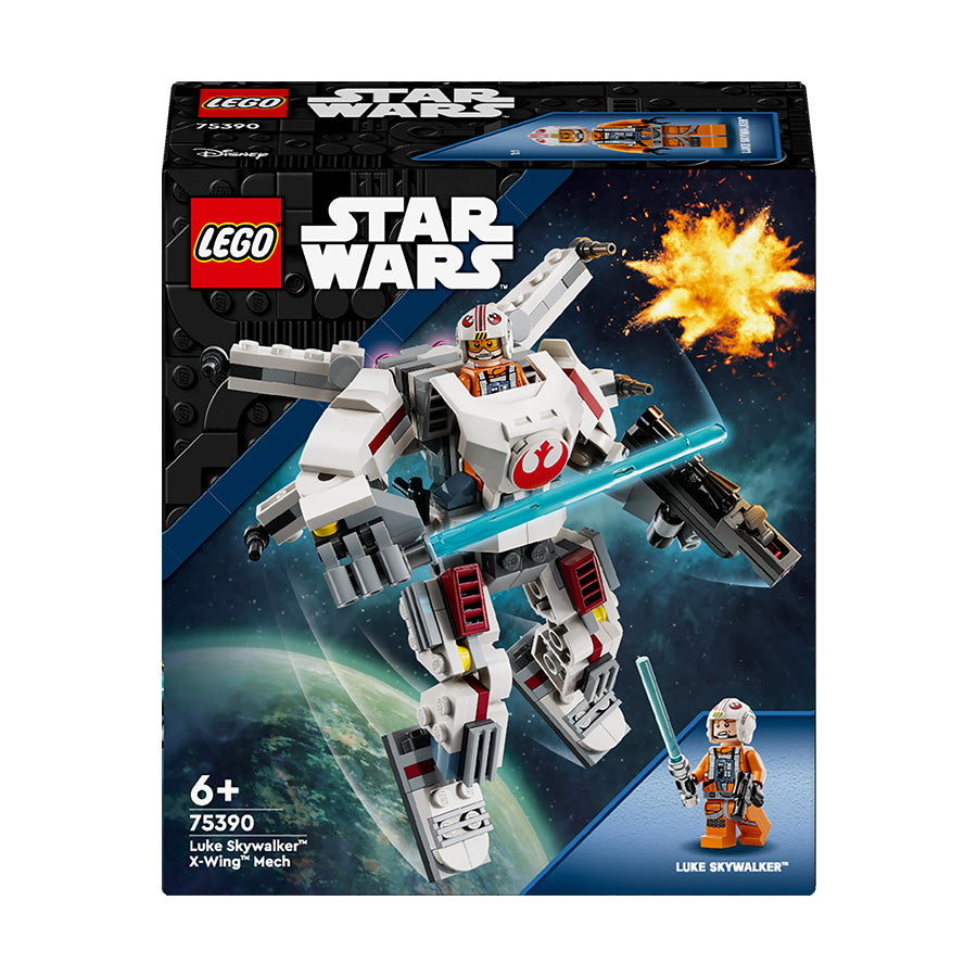 LEGO® Star Wars™ Luke Skywalker™ X-Wing™ Mech Set 75390 | Import A Toy