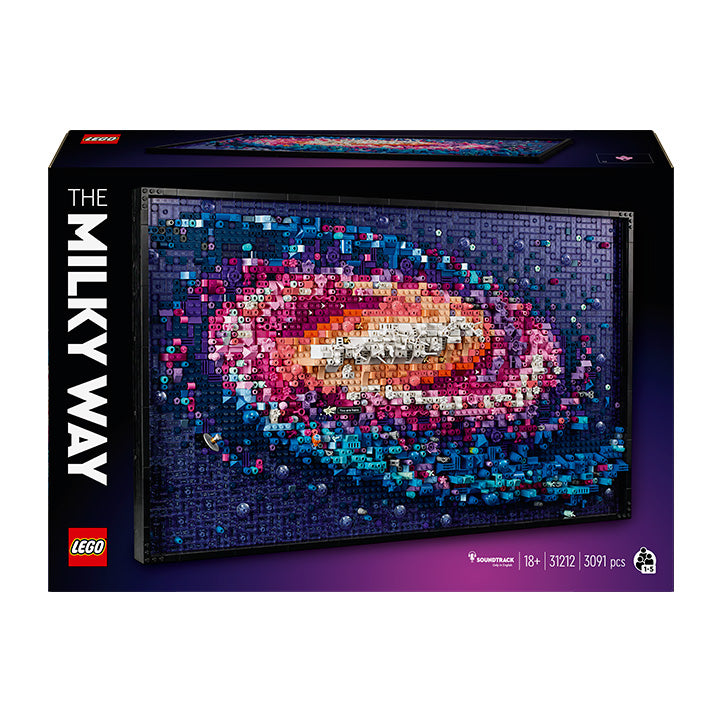 LEGO® Art The Milky Way Galaxy Wall Art Set 31212 | Import A Toy