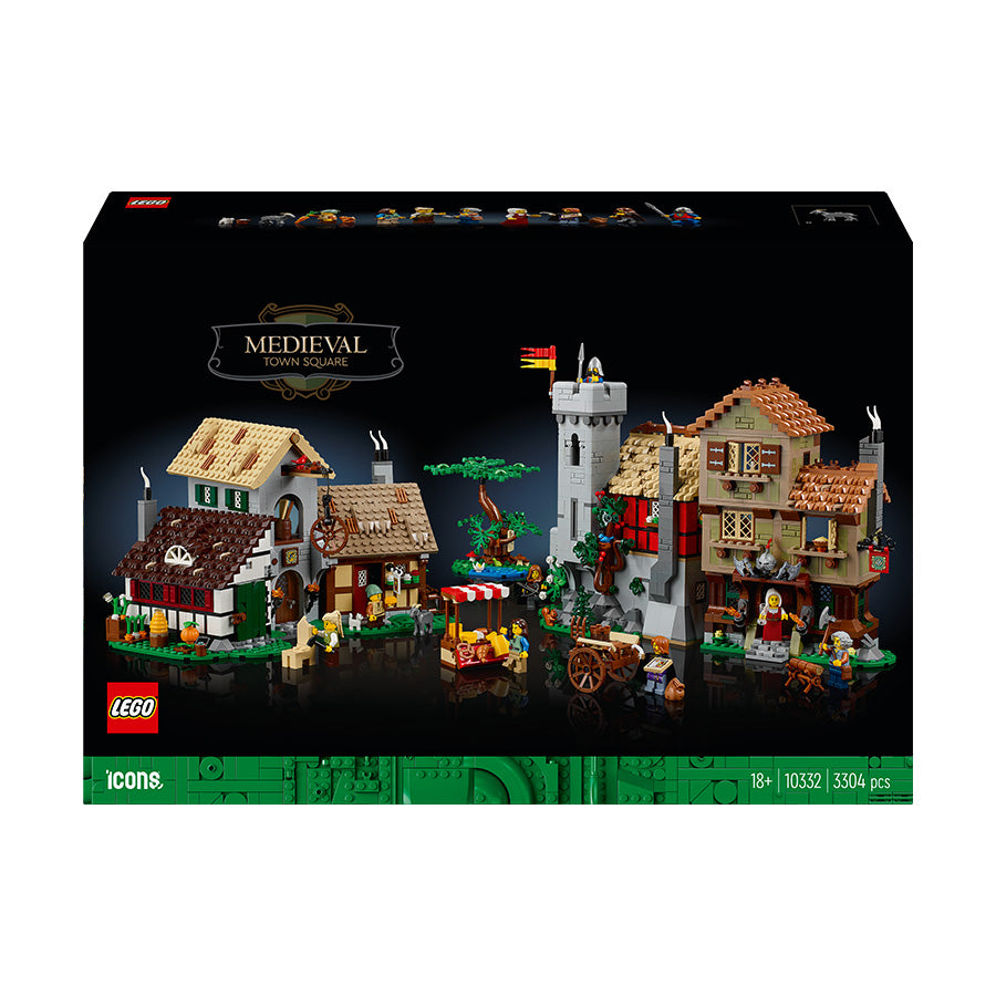 LEGO® ICONS Medieval Town Square History Set for Adults 10332 | Import ...