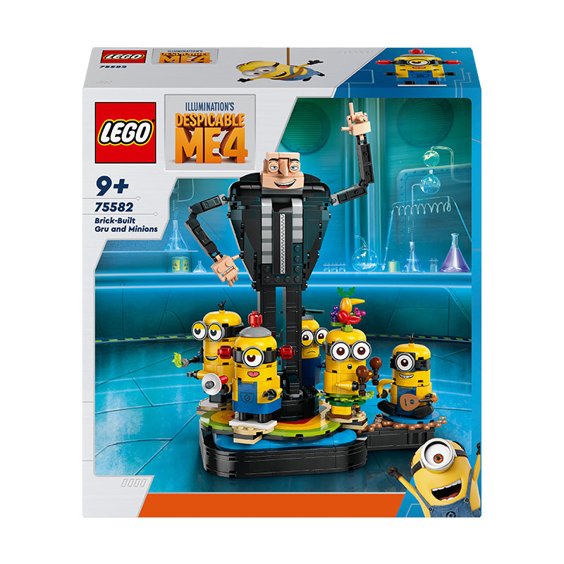 LEGO® Despicable Me 4 Brick-Built Gru and Minions Toy Set 75582 ...