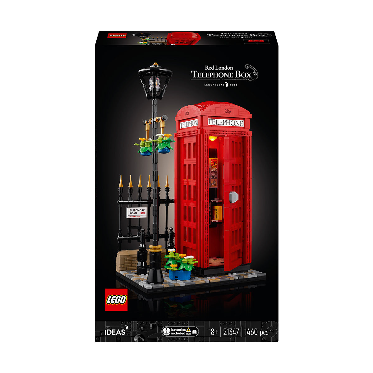 LEGO® Ideas Red London Telephone Box Set 21347 | Import A Toy