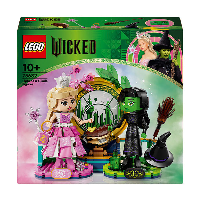 LEGO® Wicked Elphaba & Glinda Figures Building Toy Set 75682 | Import A Toy