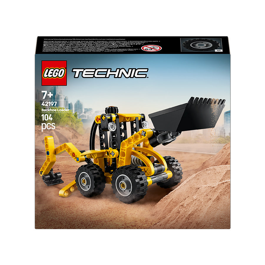 LEGO® Technic™ Backhoe Loader Construction Vehicle Toy 42197 | Import A Toy