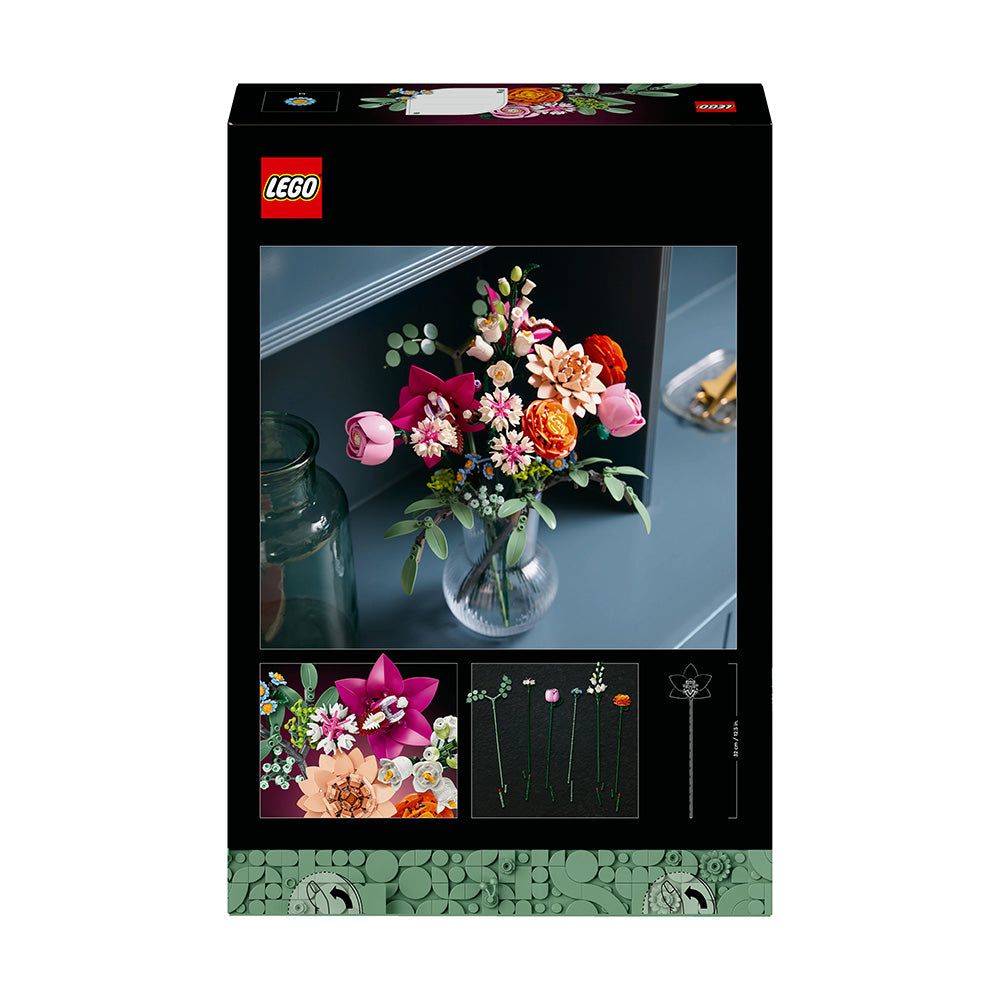 LEGO® ICONS Botanicals Pretty Pink Flower Bouquet Decor Set 10342 - DA ...