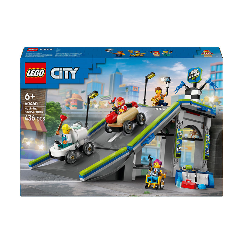 LEGO® City No Limits: Race Car Ramp Track Toy Playset 60460 | Import A Toy