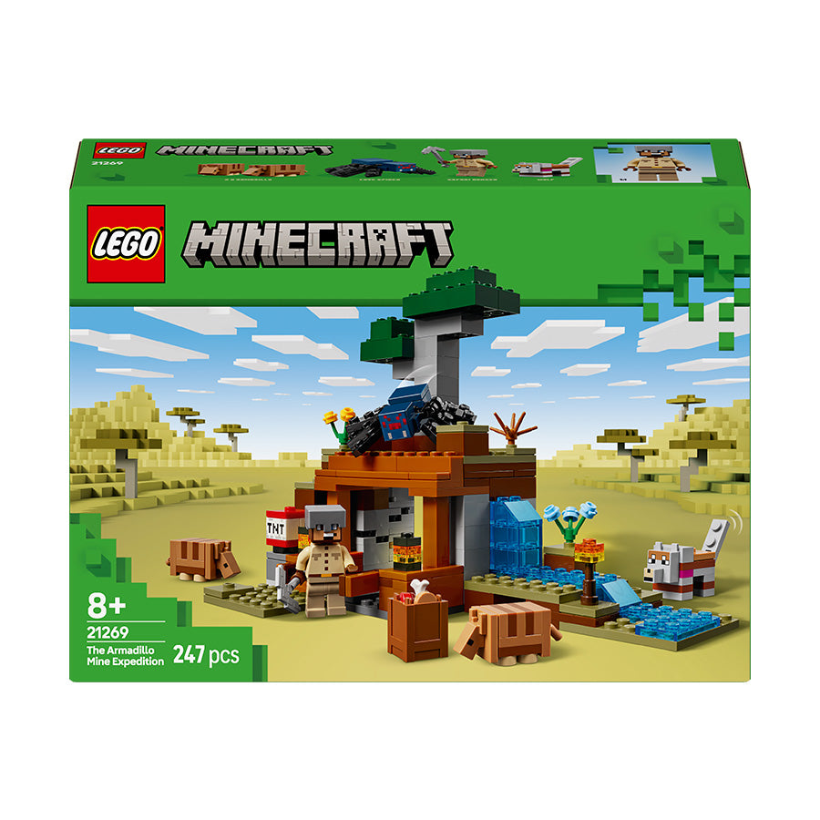 LEGO® Minecraft® The Armadillo Mine Expedition Toy Set 21269 | Import A Toy