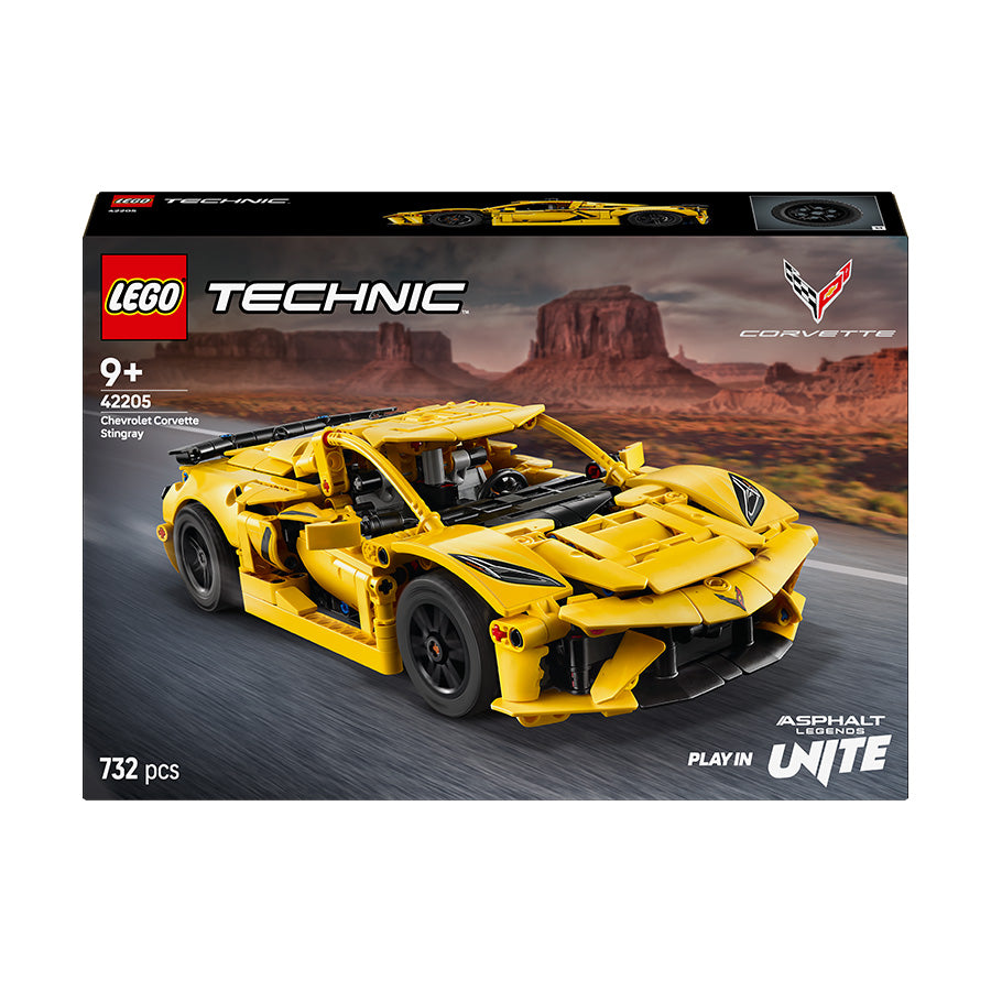 LEGO® Technic™ Chevrolet Corvette Stingray Car Model Kit Vehicle Toy 4 ...