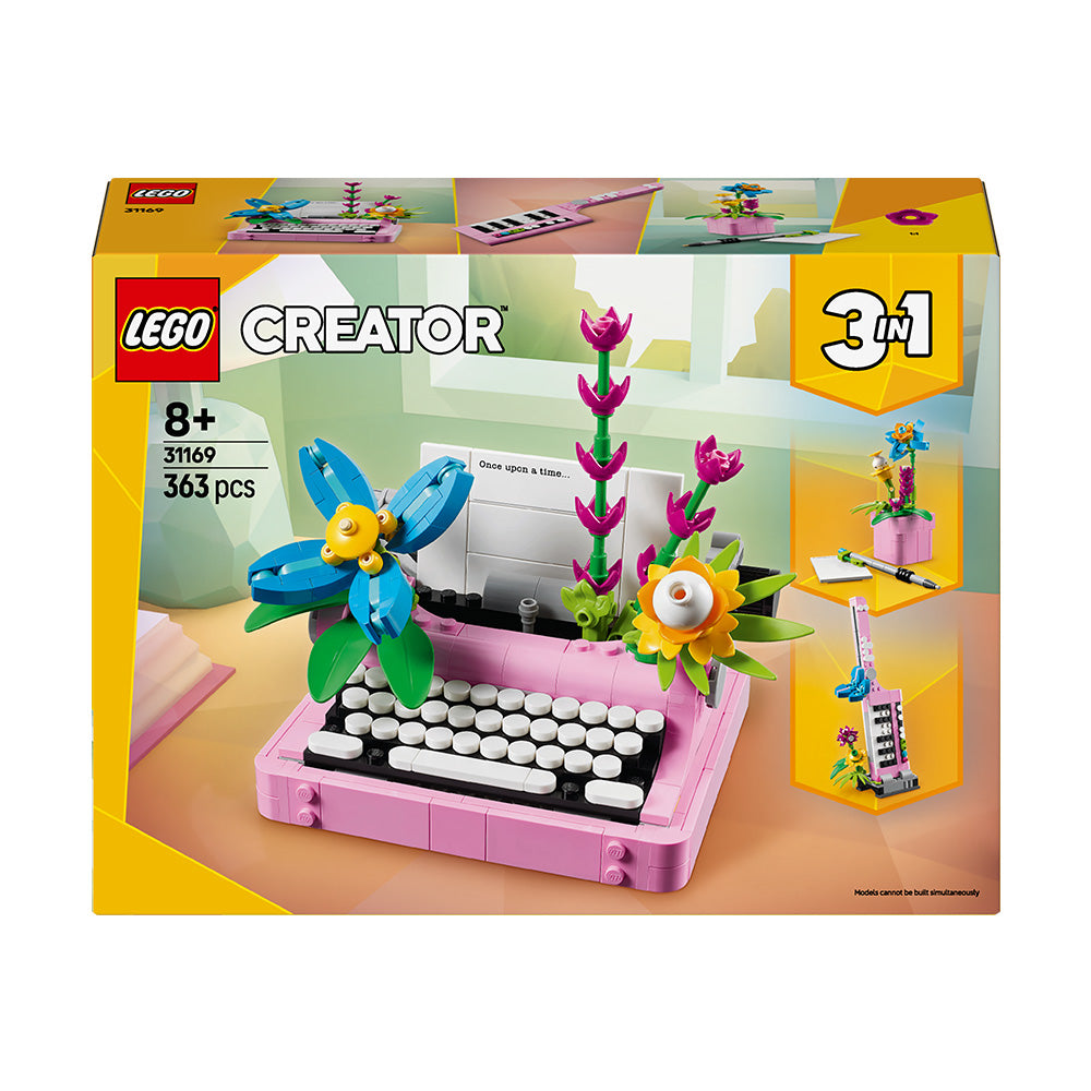 LEGO® Creator 3in1 Typewriter with Flowers Toy for Kids 31169 | Import ...