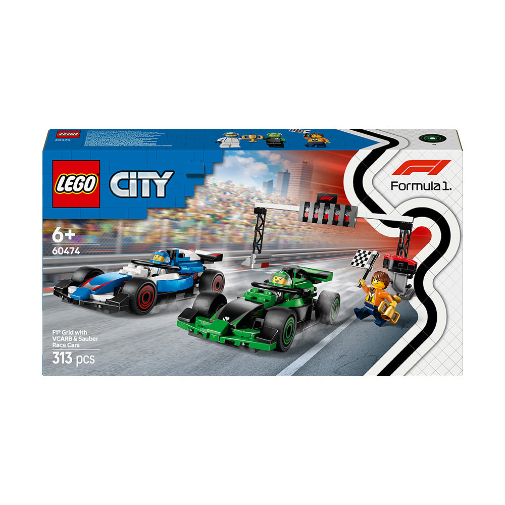 LEGO® City F1® Grid with VCARB & Sauber Race Cars Toy Vehicle Set 6047 ...