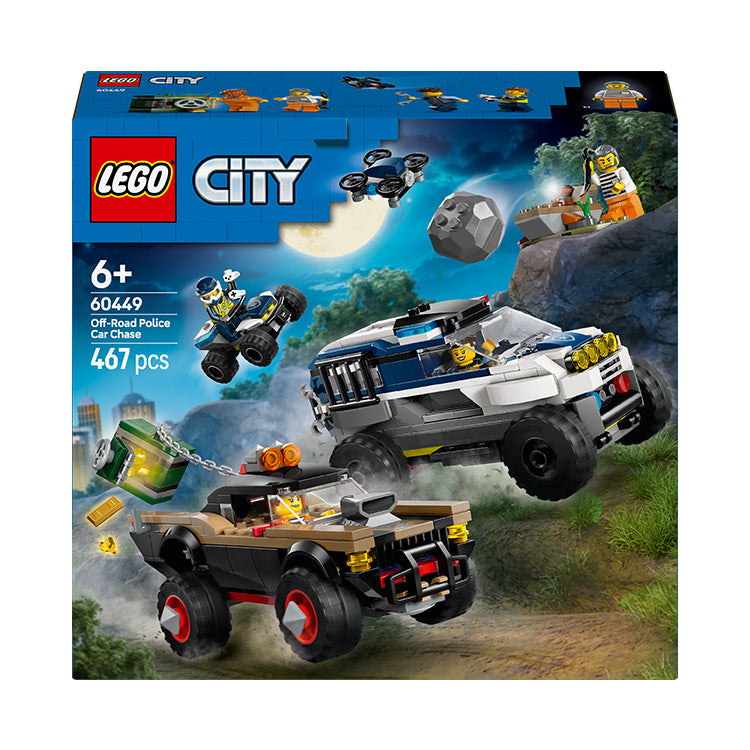 LEGO® City Off-Road Police Car Chase Set 60449 | Import A Toy