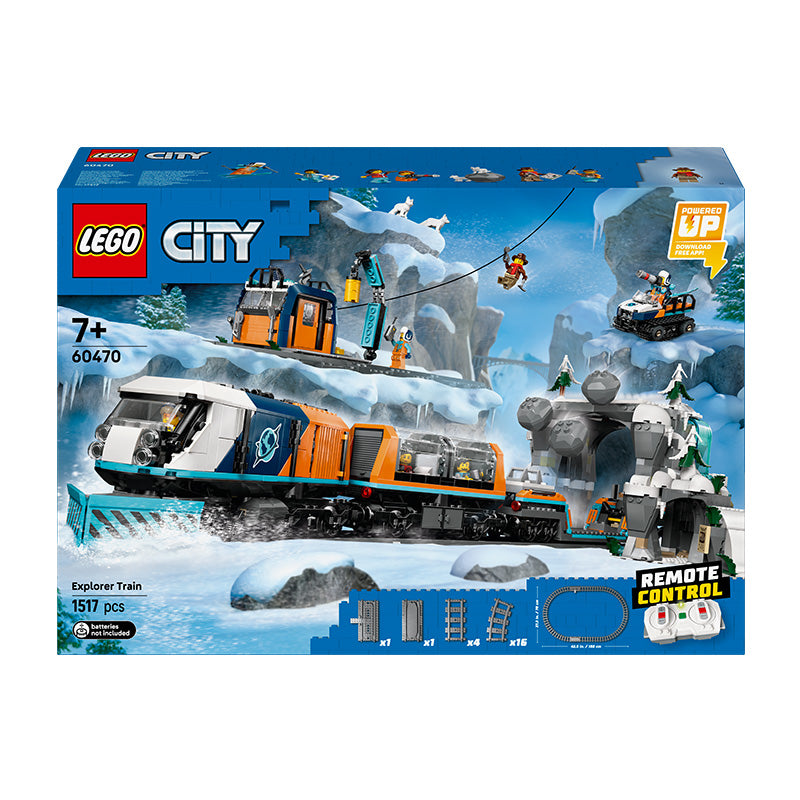 LEGO® City Explorers’ Arctic Polar Express Train Toy Vehicle Set 60470 ...