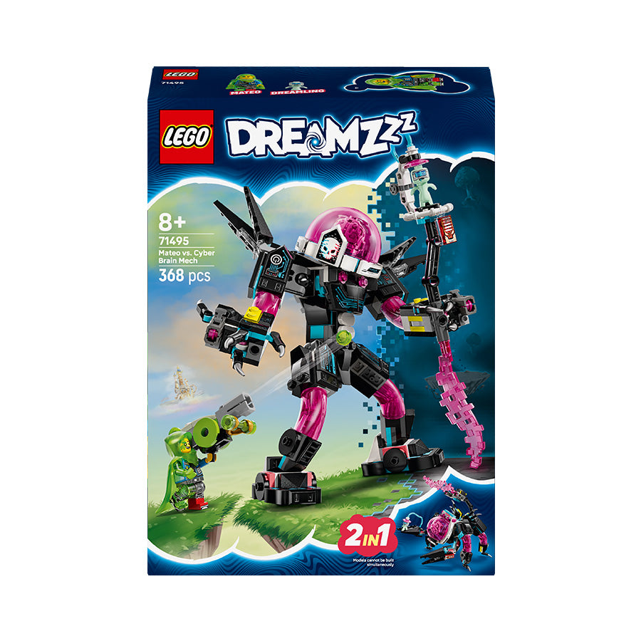 LEGO® DREAMZzz™ Mateo vs. Cyber Brain Mech Robot Toy 71495 | Import A Toy