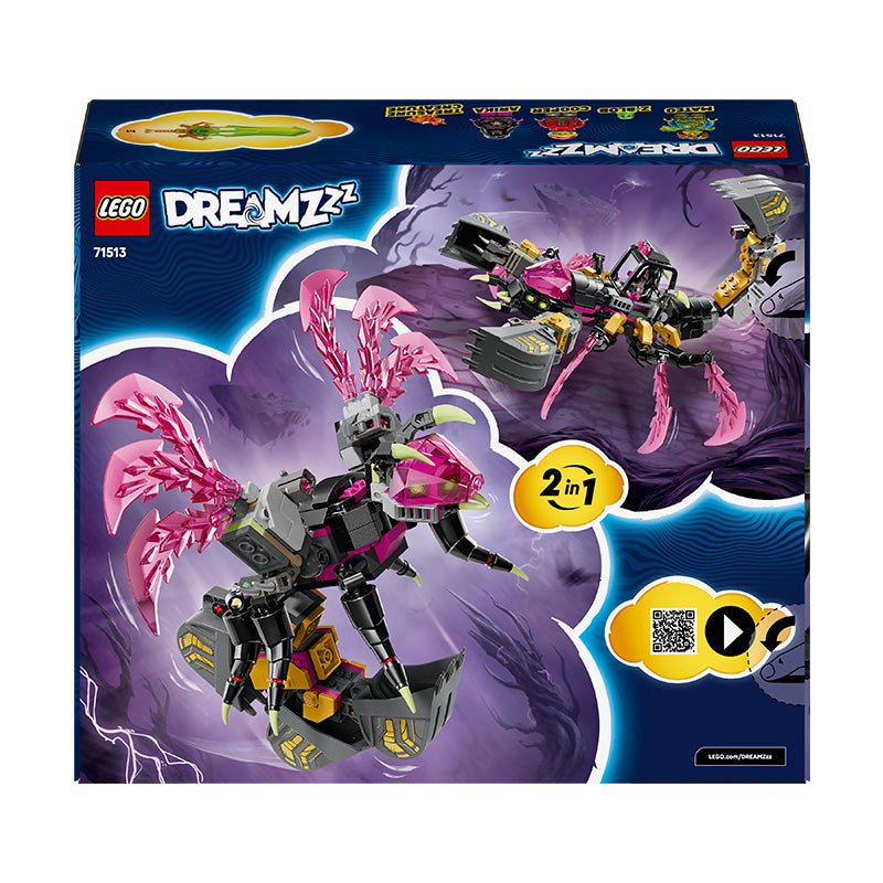LEGO® DREAMZzz™ Nightmare Scorpion Digger Building Toy 71513 | Import A Toy