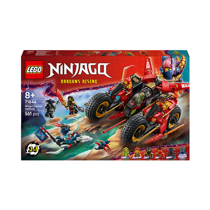 LEGO® NINJAGO® Ninja Combat Vehicle 3-in-1 Toy Building Set 71844 ...