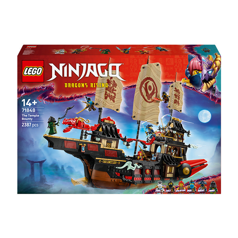 LEGO® NINJAGO® The Temple Bounty Ship Toy Building Kit 71848 | Import A Toy