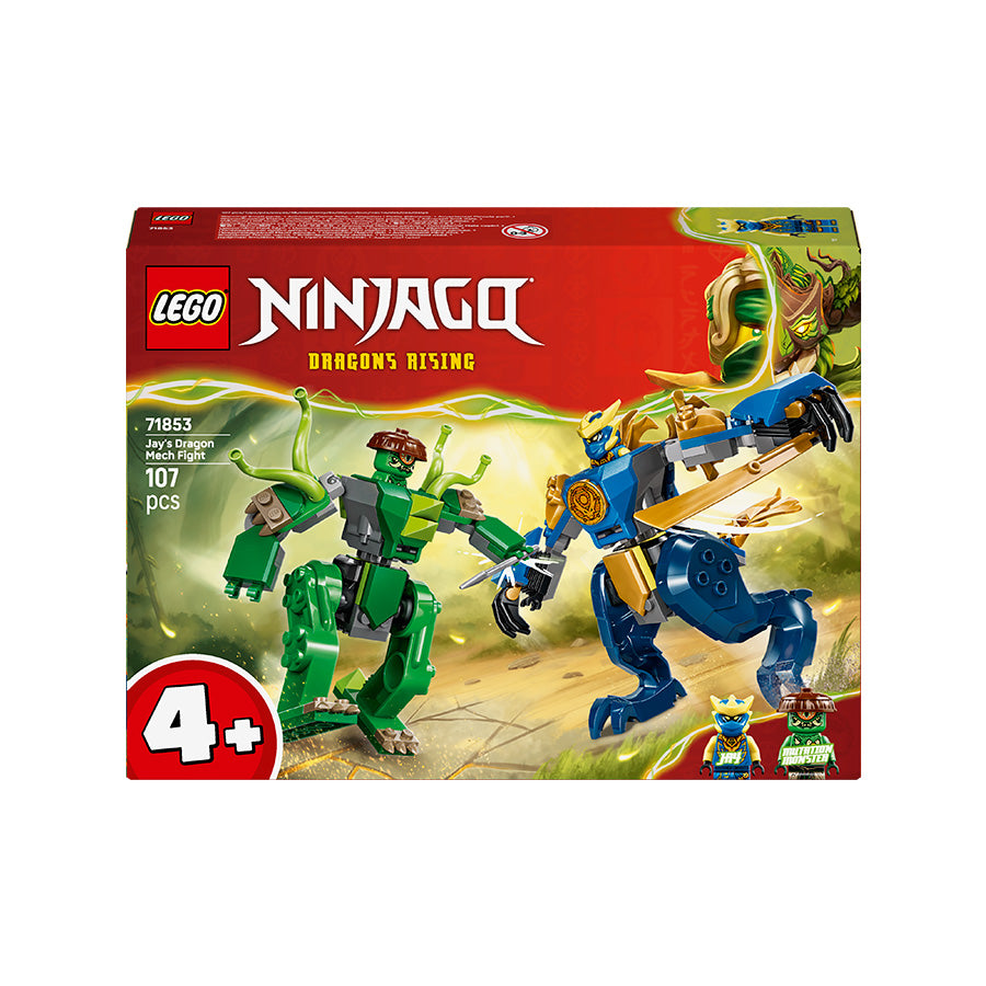 LEGO® NINJAGO® Jay’s Dragon Mech Fight - Mech Toy 71853 | Import A Toy