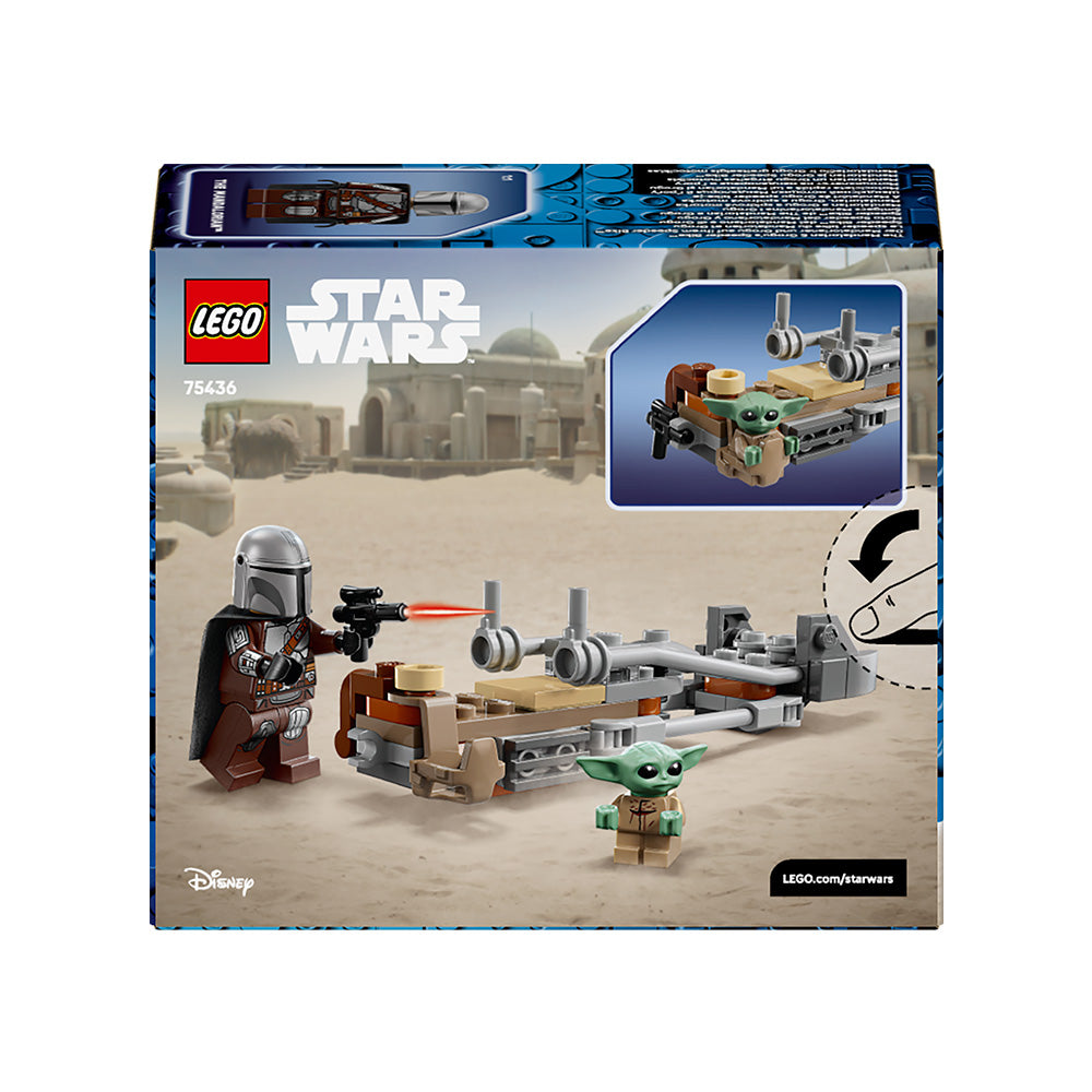 LEGO® Star Wars™ The Mandalorian & Grogu’s Speeder Bike™ 75436 | Import A Toy