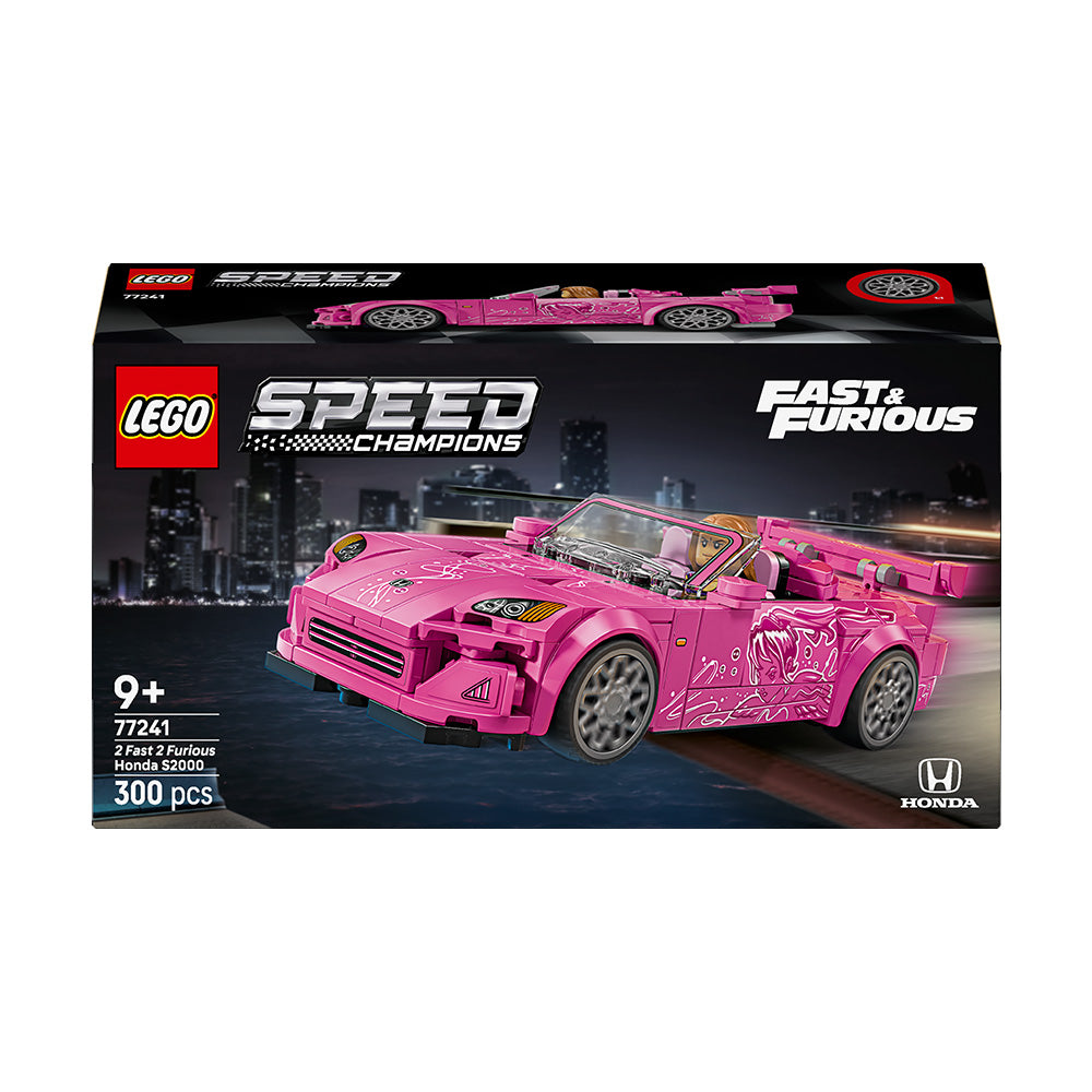LEGO® Speed Champions 2 Fast 2 Furious Honda S2000 Pink Car Toy 77241 ...