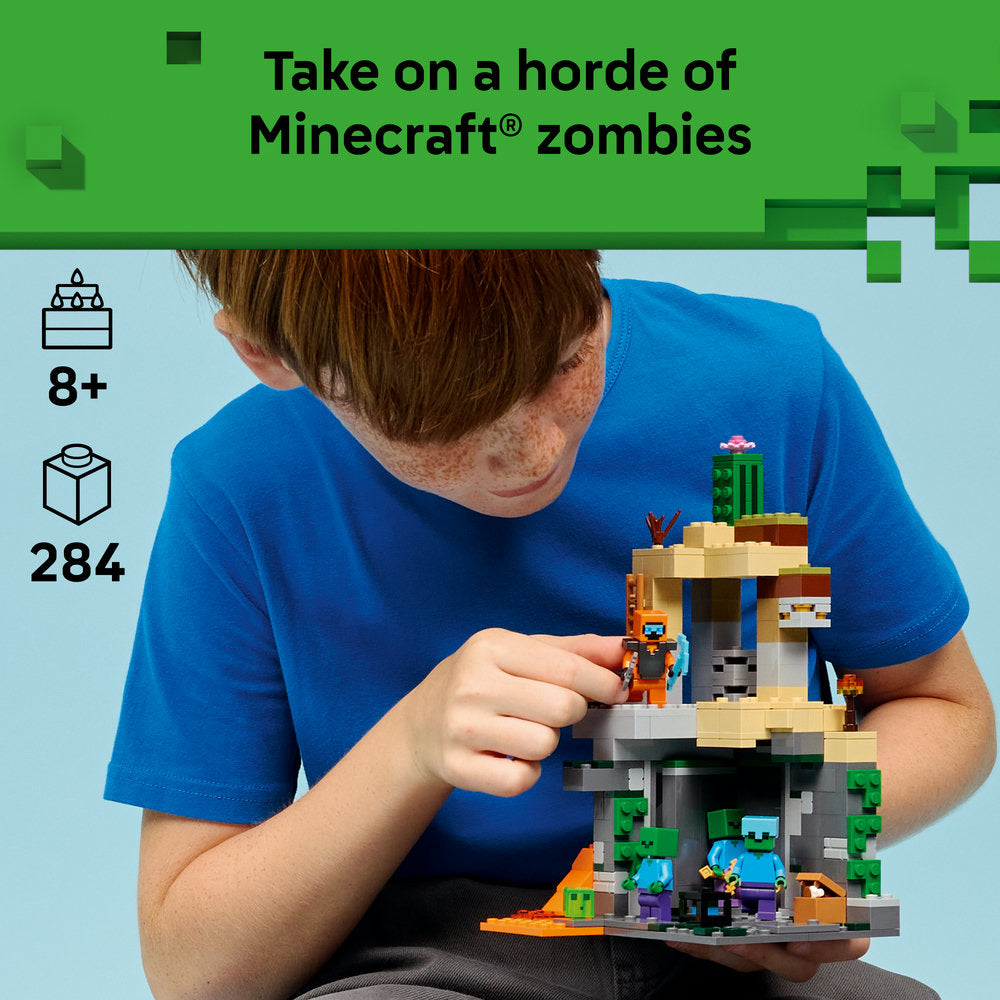 LEGO® Minecraft® Zombie Dungeon Gaming Building Toy 21587 | Import A Toy