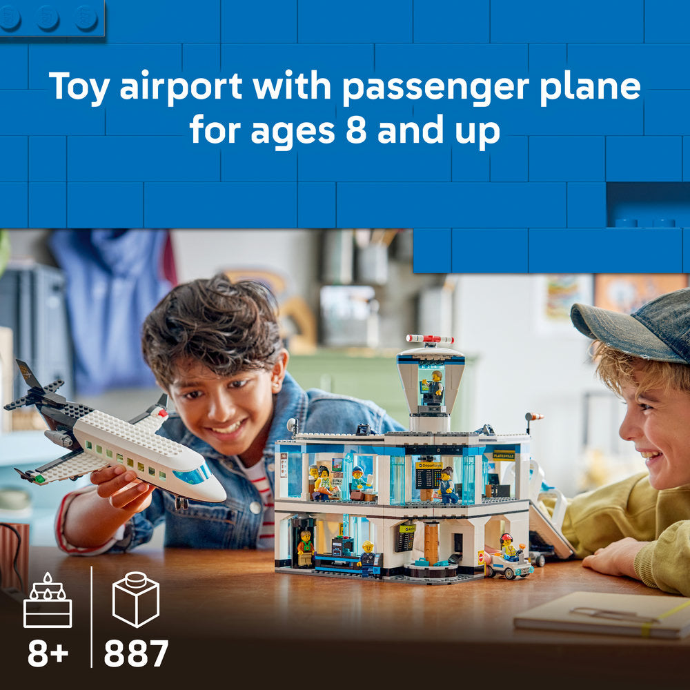 LEGO® City Airport with Airplane - Toy Model Airport Set - 60502 ...