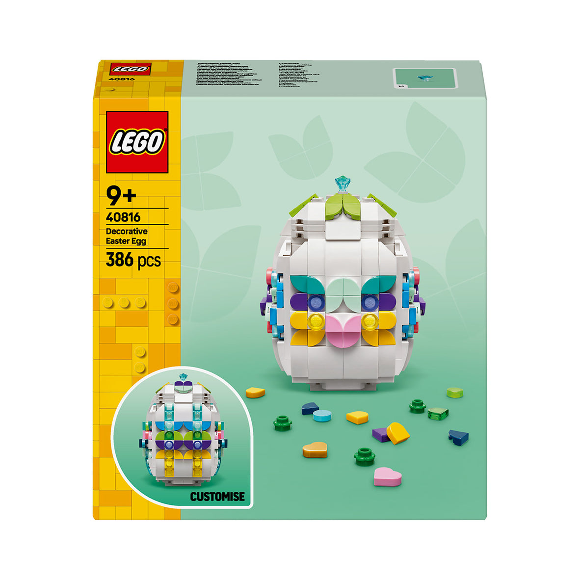 LEGO® Decorative Easter Egg Toy Building Kit Gift for Spring 40816 ...