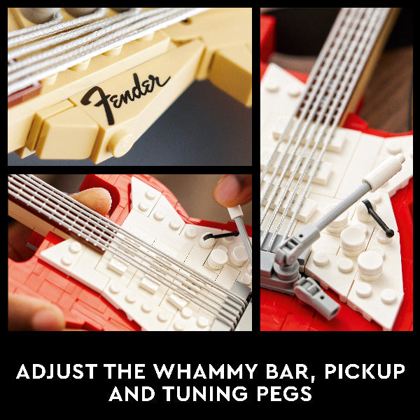 LEGO® Ideas Fender® Stratocaster™ Guitar Building Kit 21329 | Import A Toy