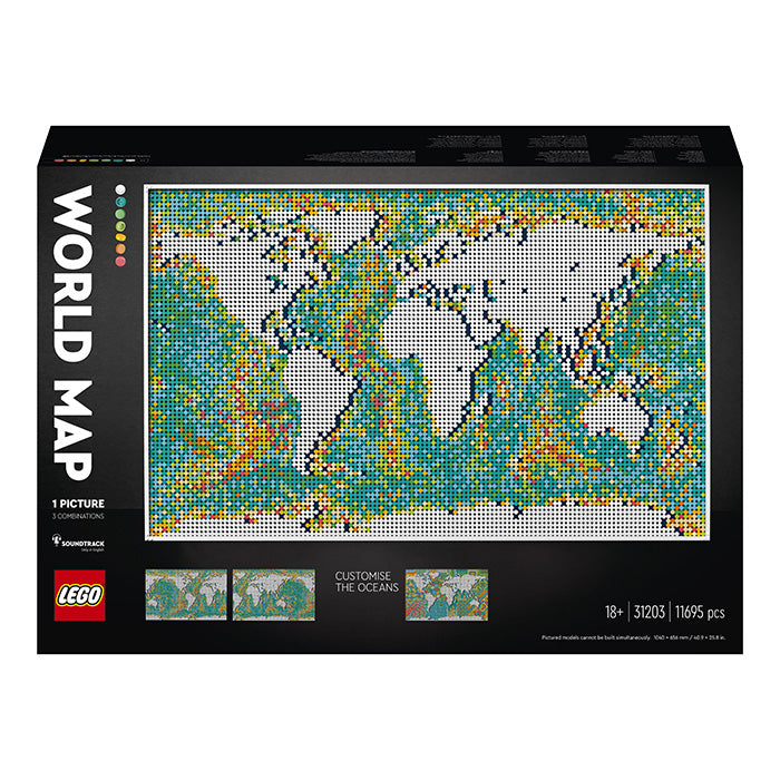 LEGO® Art World Map Building Kit 31203 | Import A Toy
