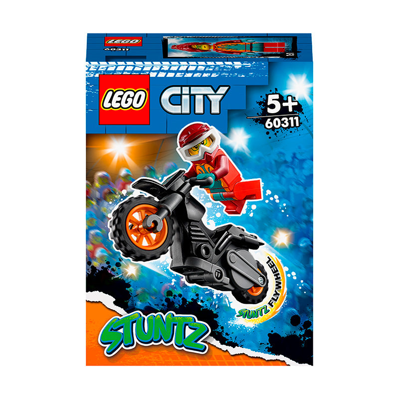 LEGO® City Fire Stunt Bike Building Kit 60311 | Import A Toy